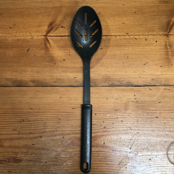 Kitchen | Black Calphalon Slotted Spoon | Poshmark